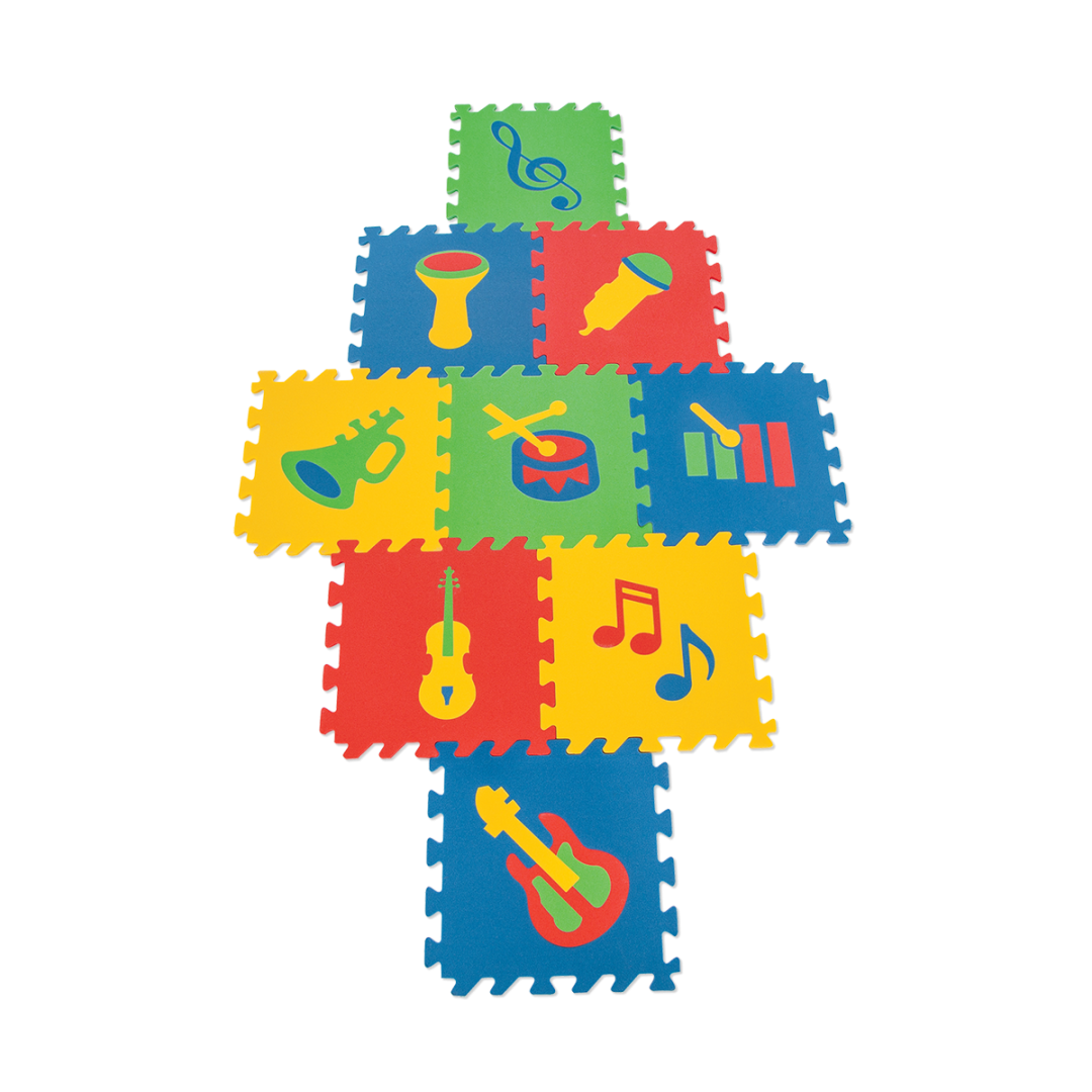 Educational Floor Tiles Musical Instruments 7mm. - Pilsan