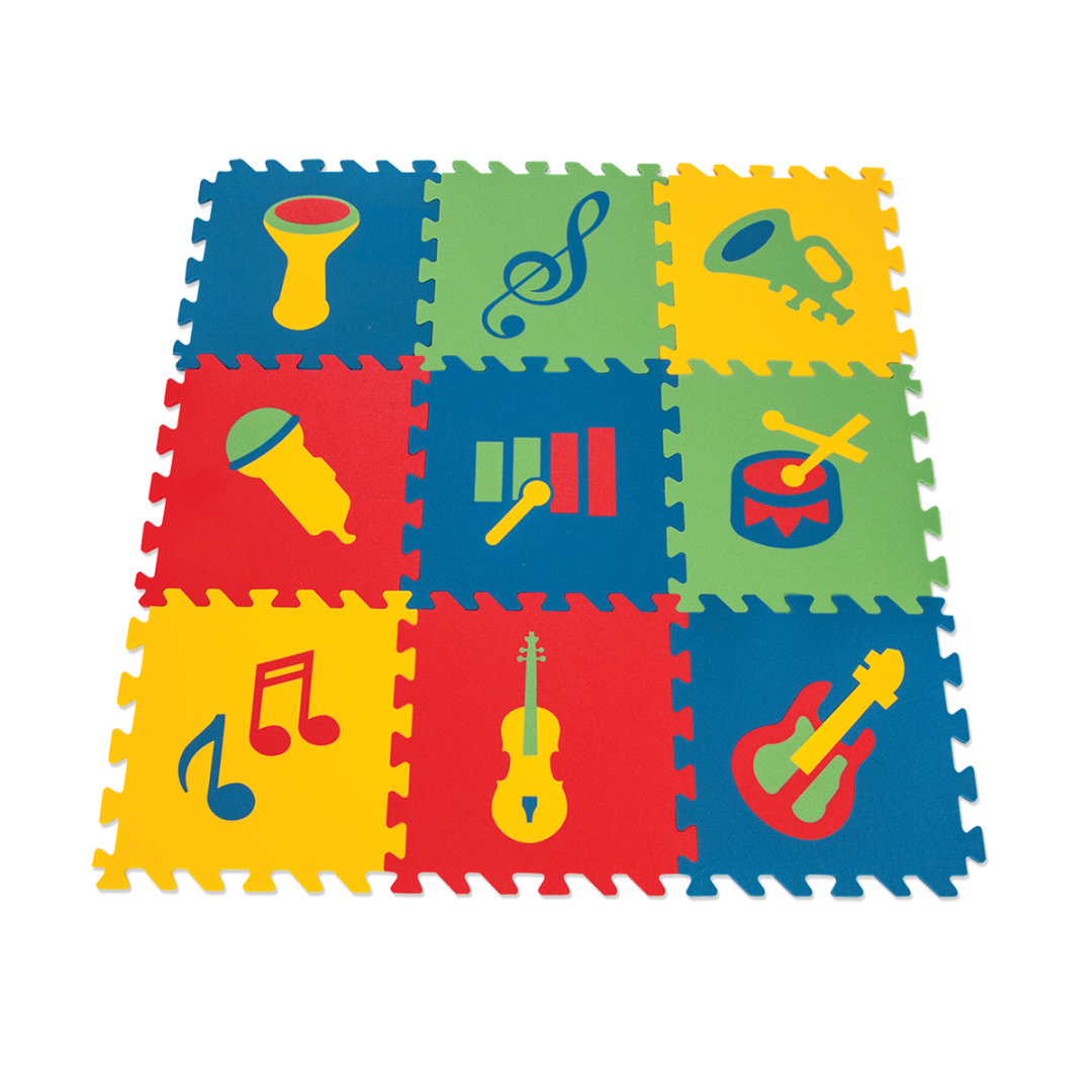 Educational Floor Tiles Musical Instruments 7mm. - Pilsan